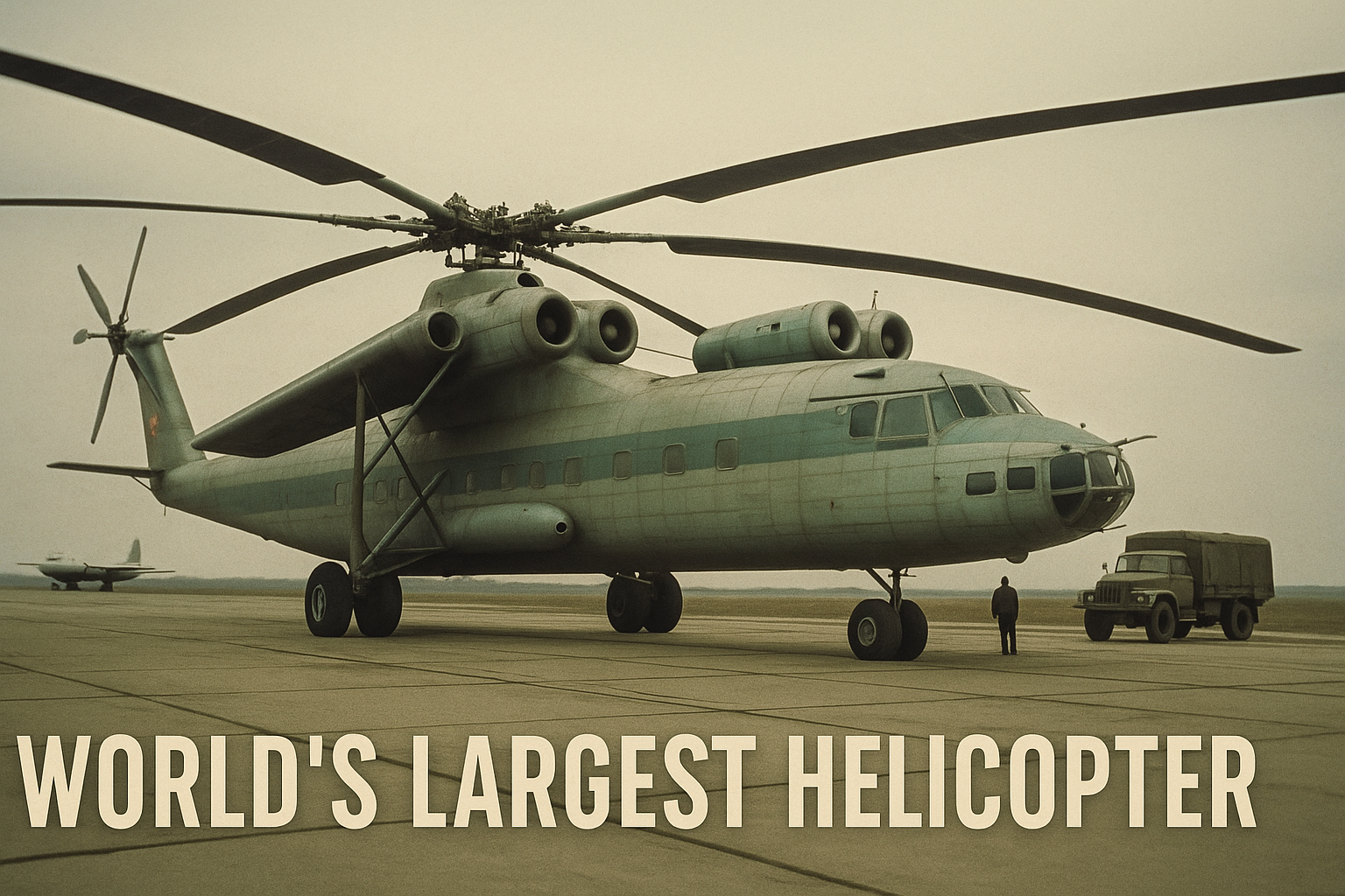 Too big to fly? The story of the Mil V-12 helicopter