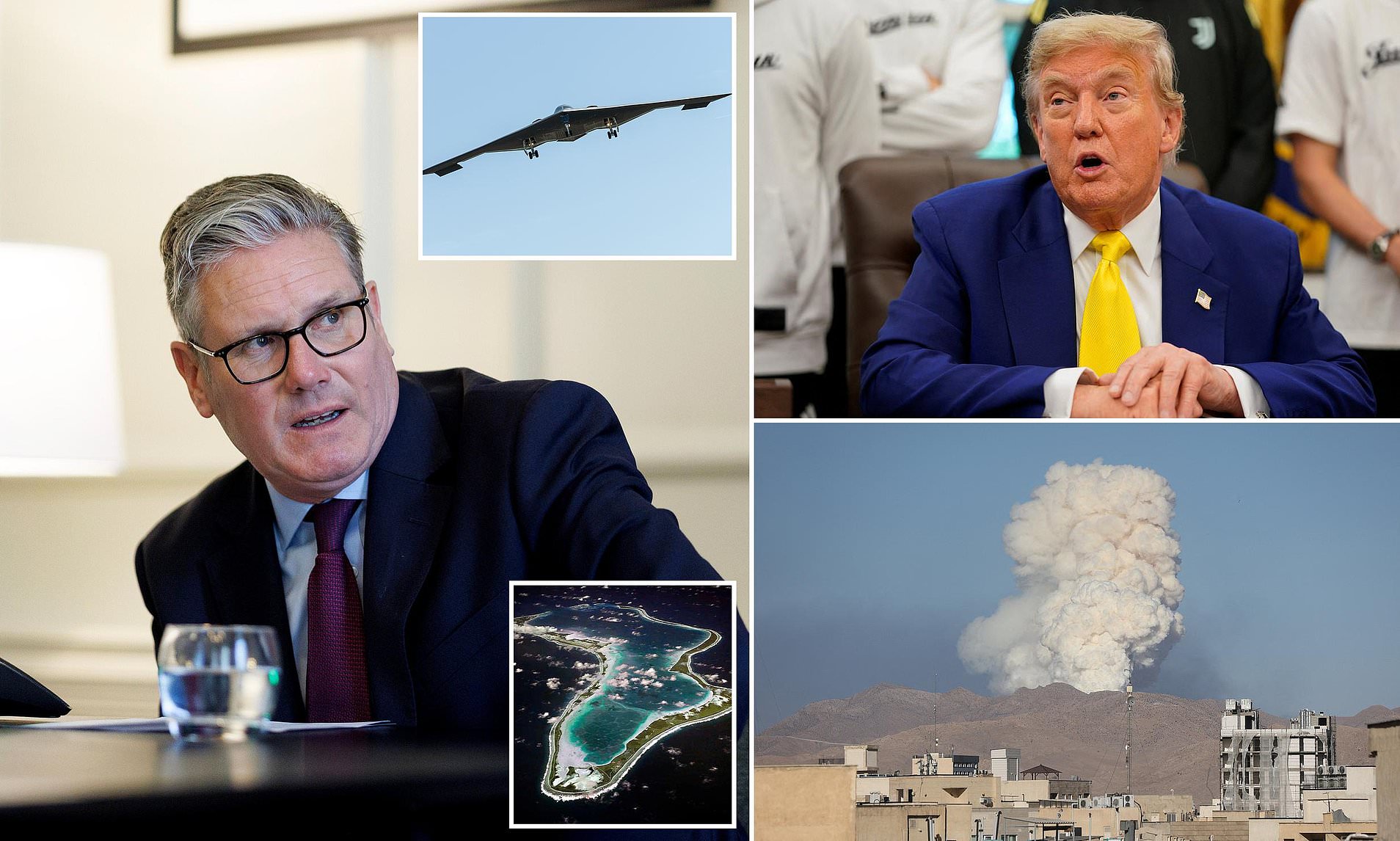 Starmer 'must green light Trump's Iran strikes': US could launch raids ...