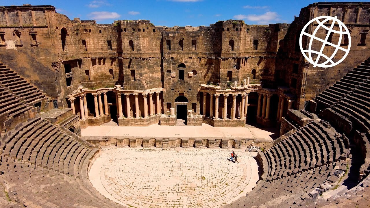 Den antika staden Bosra, Syrien [Fantastiska platser 4K]