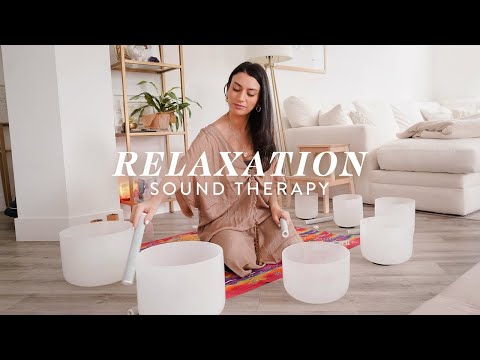 Sound healing guided meditation for relaxation