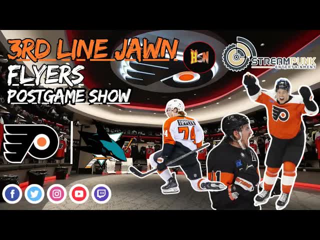 stream punk sports: philadelphia flyers vs san jose sharks postgame ...