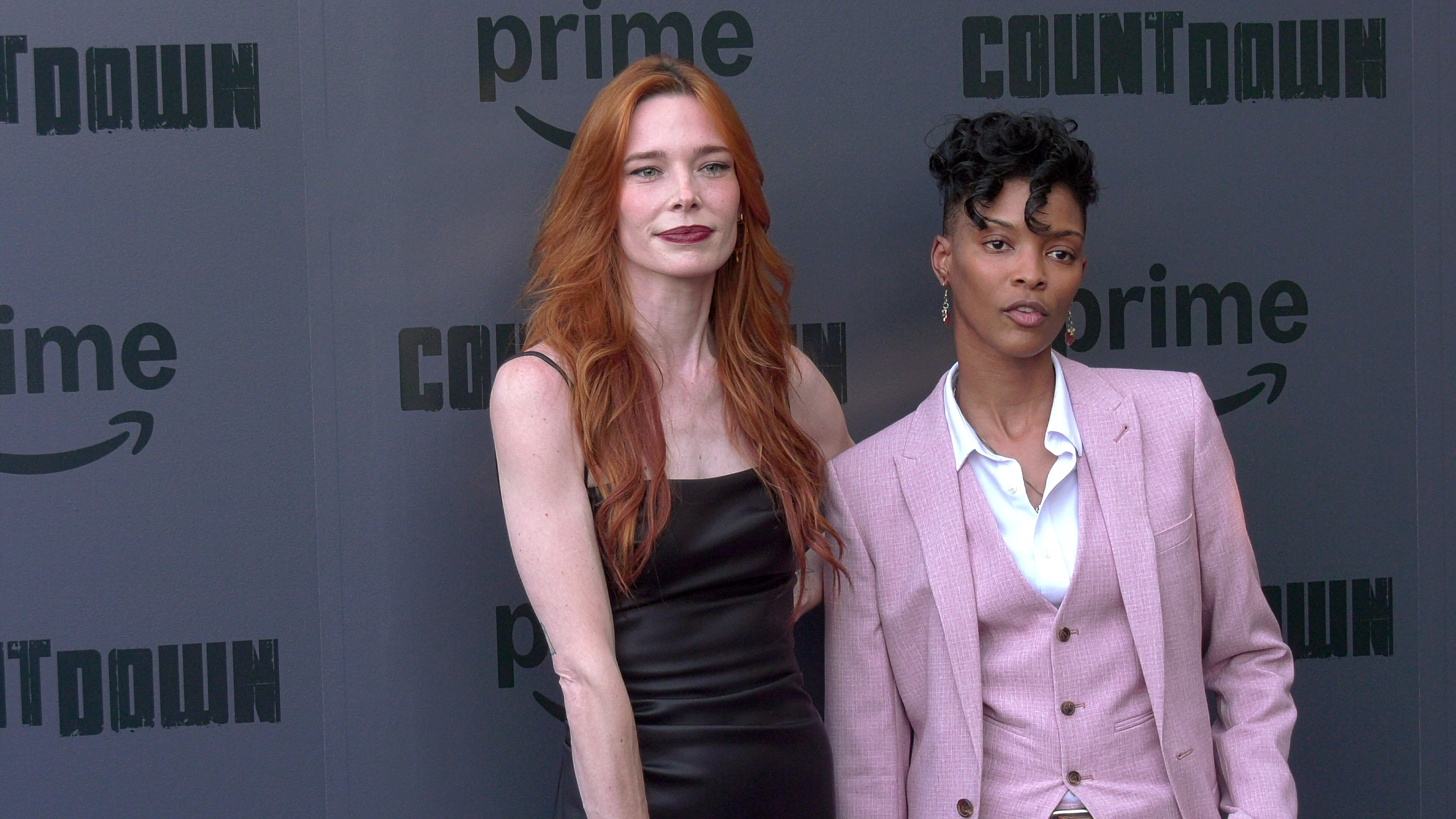 Chloe Dykstra and Alita LaShae "Countdown" Los Angeles Premiere Red Carpet