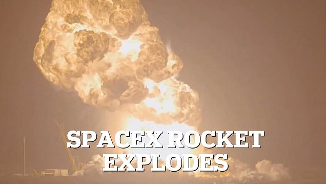 Spacex Ship 36 explodes during routine engine test