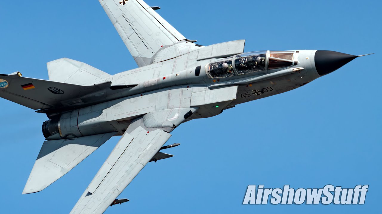 German Tornado Jet Shows Off Incredible Aerobatic Skills