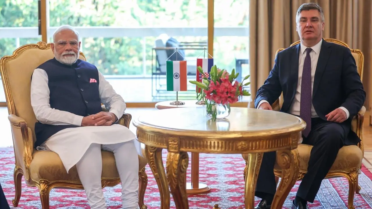 In Photos PM Modi Croatian PM hold wideranging talks to boost bilateral ...