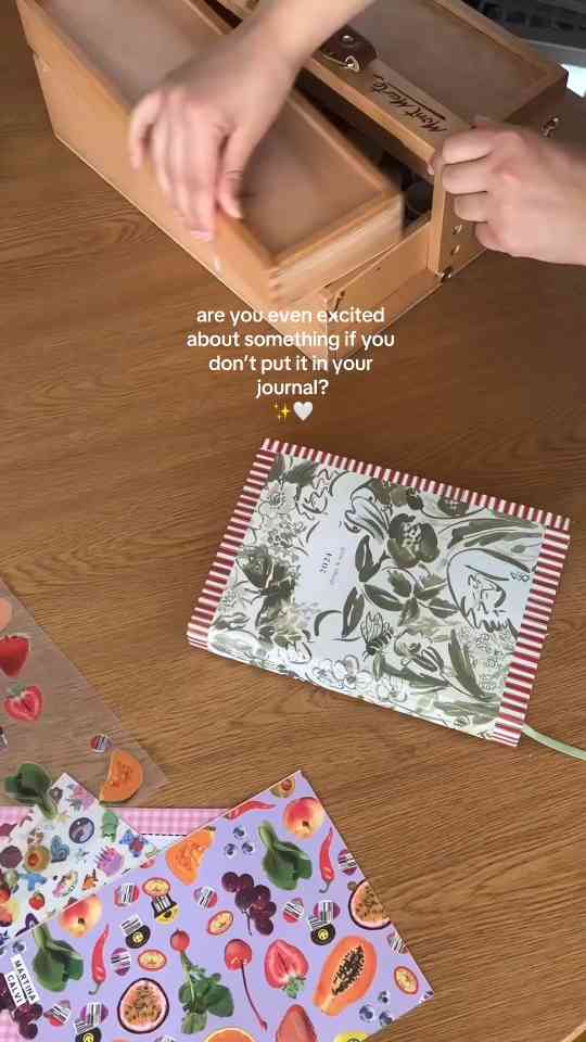 Mini Junk Journal Page Using the Cutest Stickers and Scraps