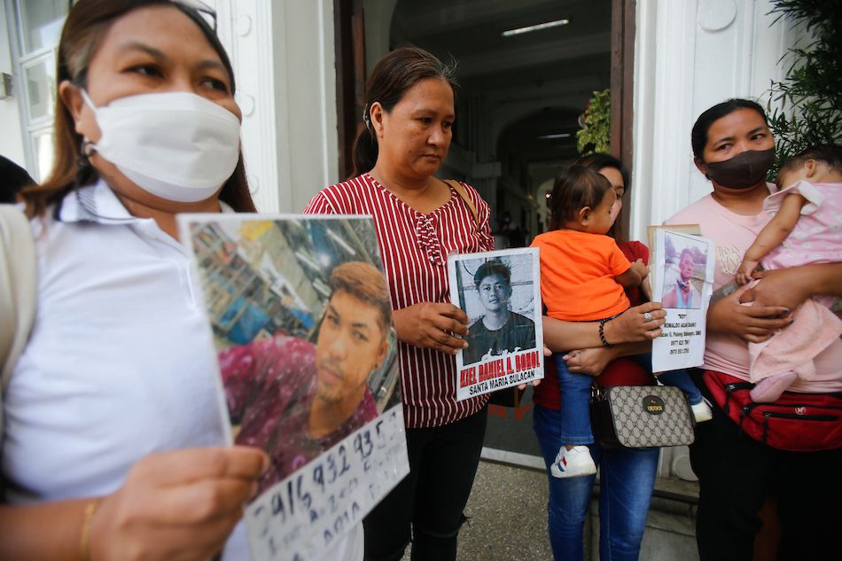 Buried underwater? DOJ to vet new claims on 'missing sabungeros' case