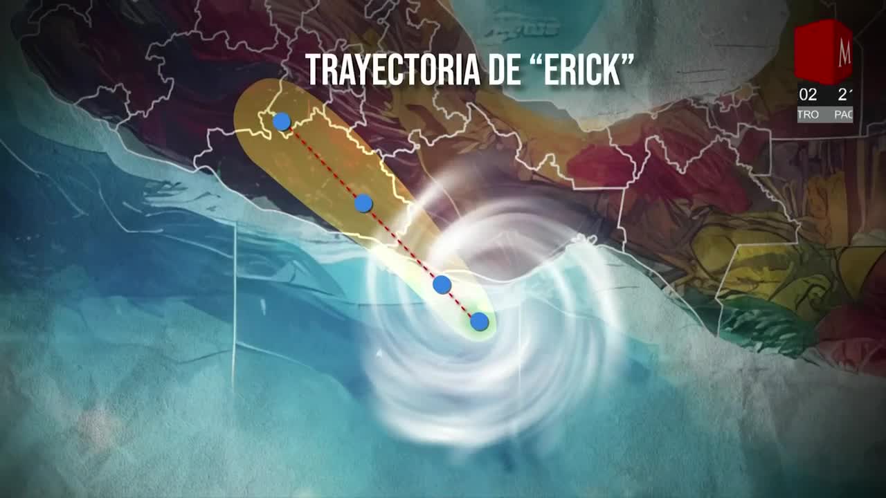 Huracán 'Eric' prende las alertas con fuerza sin precedentes