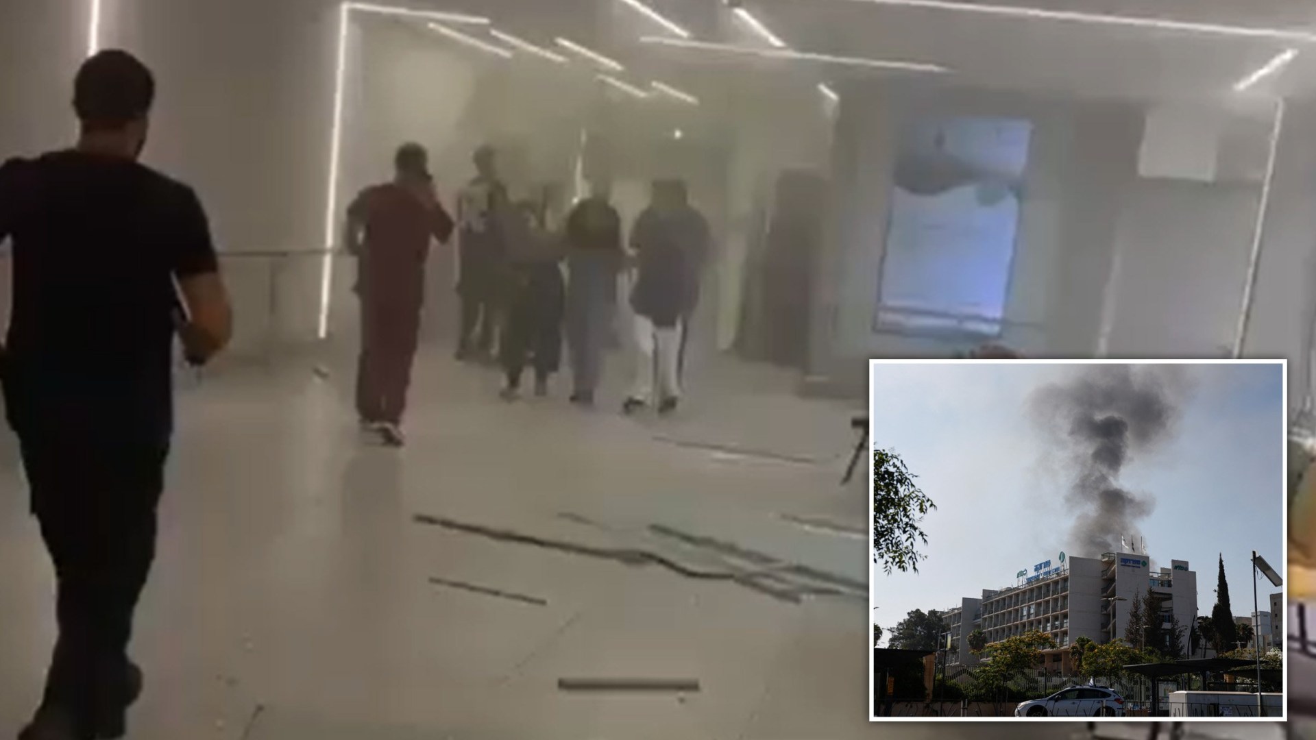 Israeli hospital hit by Iranian missile, 32 injured