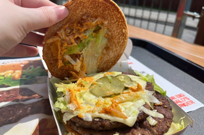 I tried McDonald's new Big Arch burger and was taken aback by two things