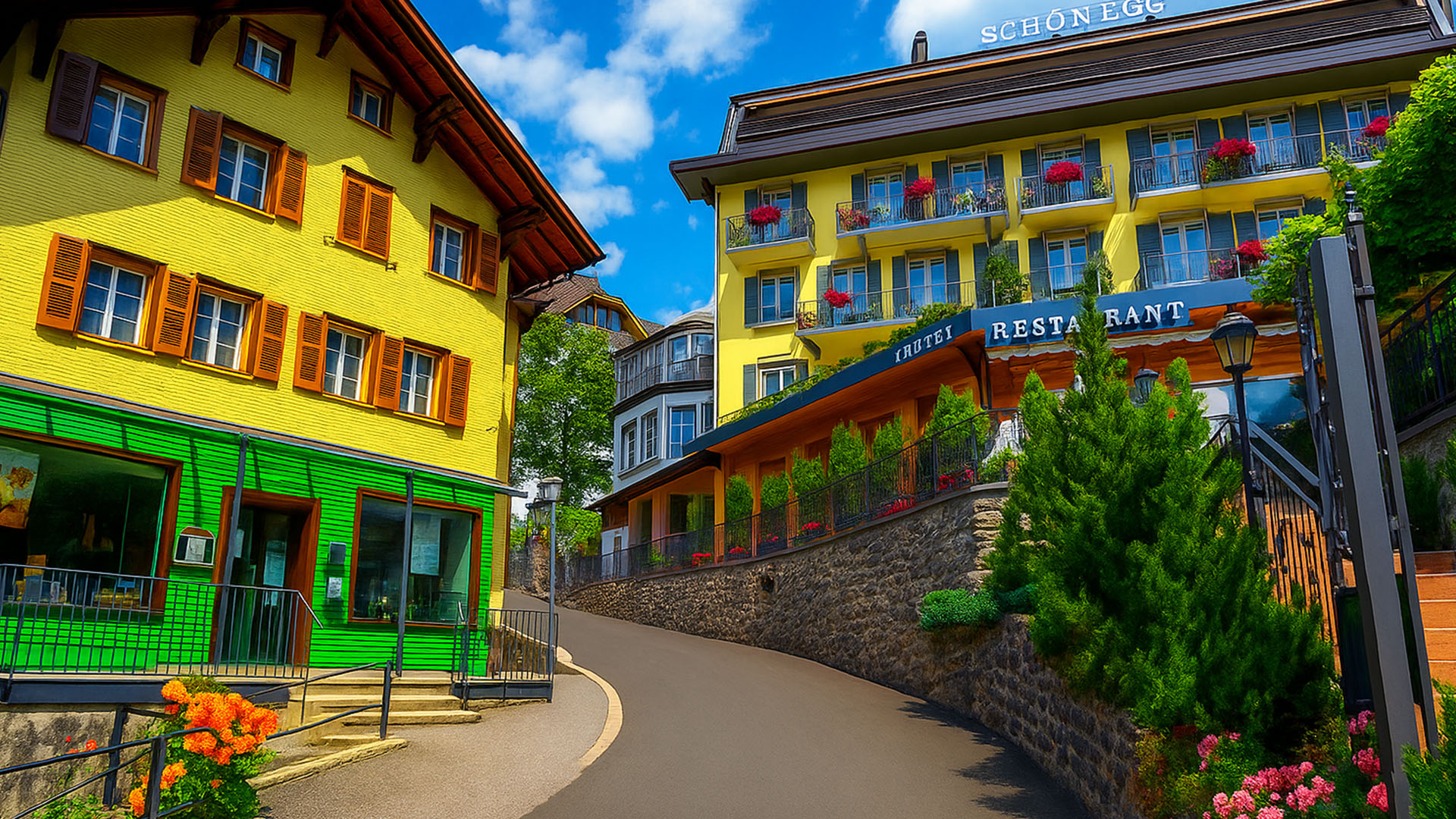 Wengen, Suíça – Vistas Deslumbrantes e Charme Alpino