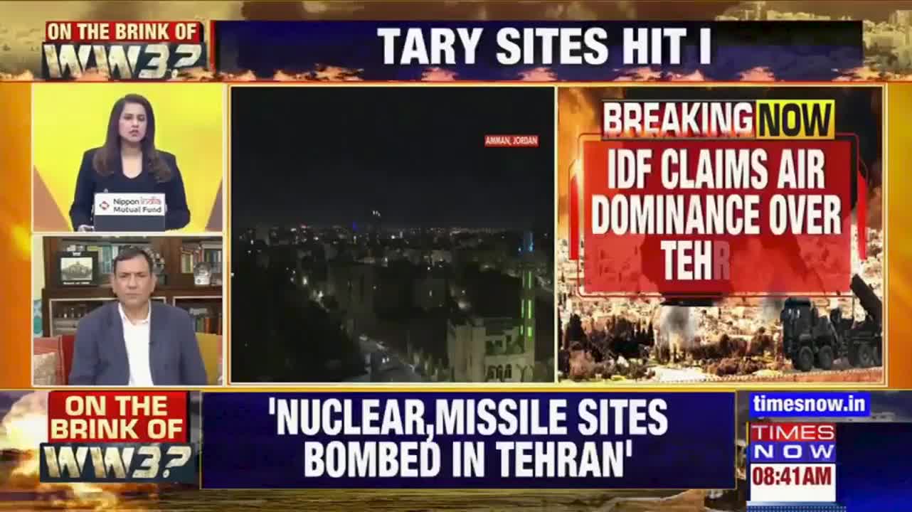 Iranian Missiles Intercepted Over Jordan, IDF Claims Dominance Over ...