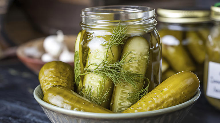 Here's How Long An Open Jar Of Pickles Will Last In The Refrigerator