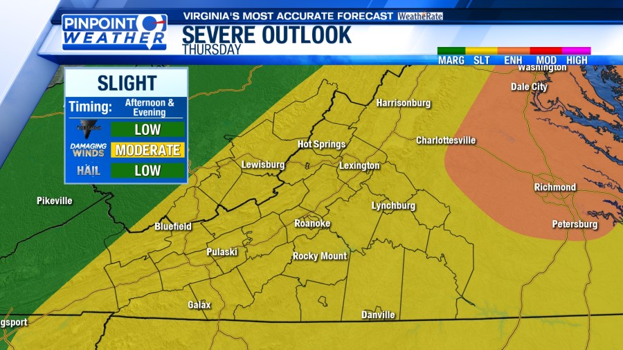 Pinpoint Weather: Severe storm risk for Thursday