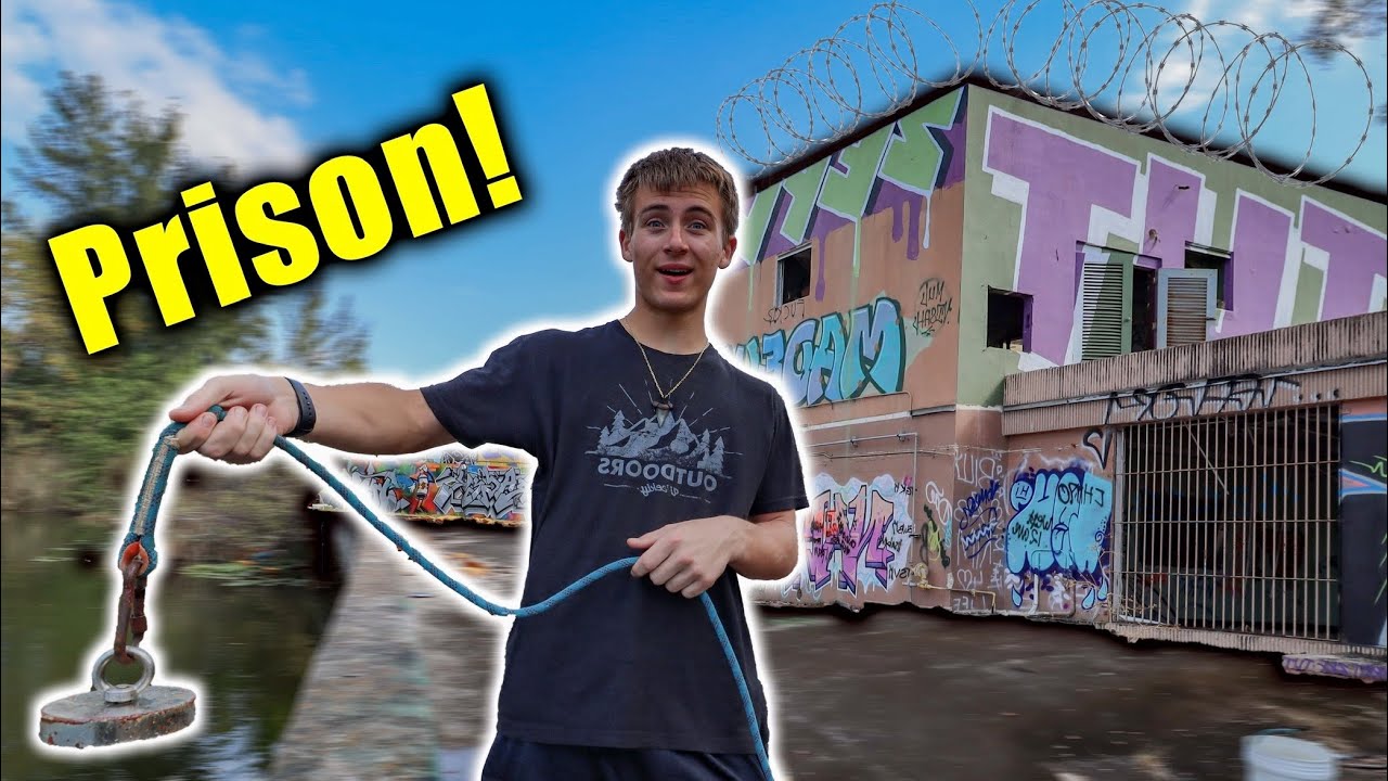 Magnet Fishing Inside Abandoned Prison! What We Found Was Unreal