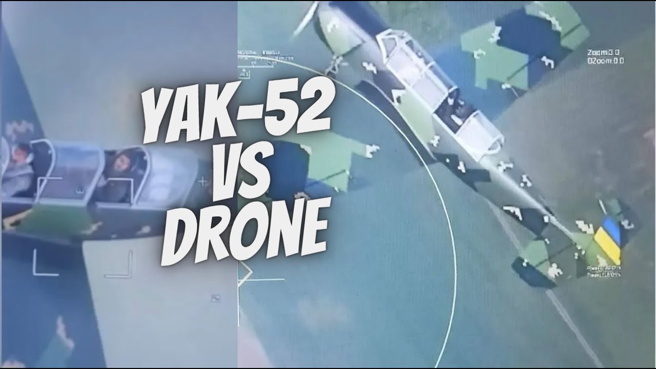 Yak-52 VS Dron