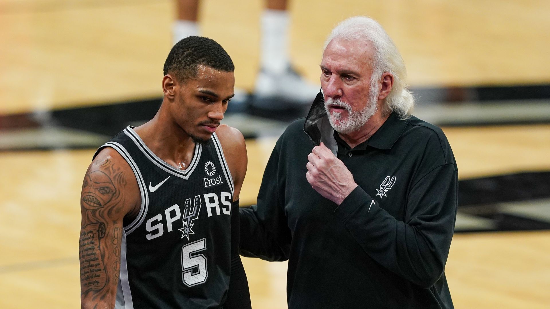 How Gregg Popovich went above and beyond to help Dejounte Murray and ...