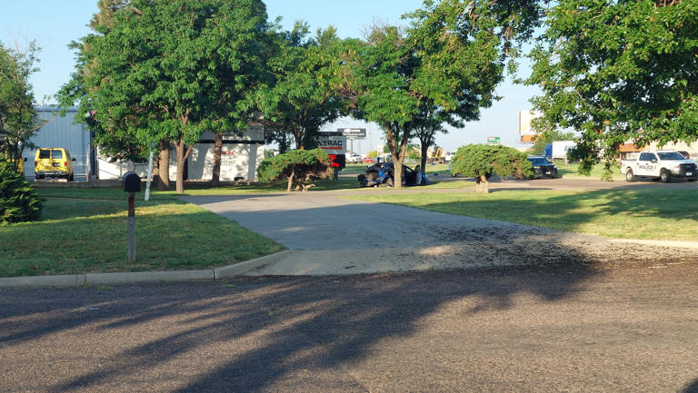 1 taken to hospital after crash near I-27 access road between Bell and ...