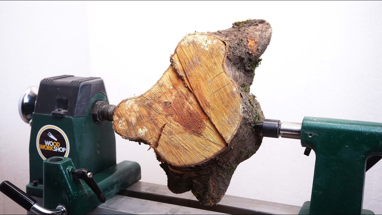 Crafting river bowls from natural wood and resin