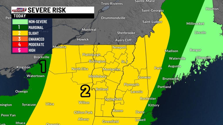 Stormy, hot, and humid afternoon ahead