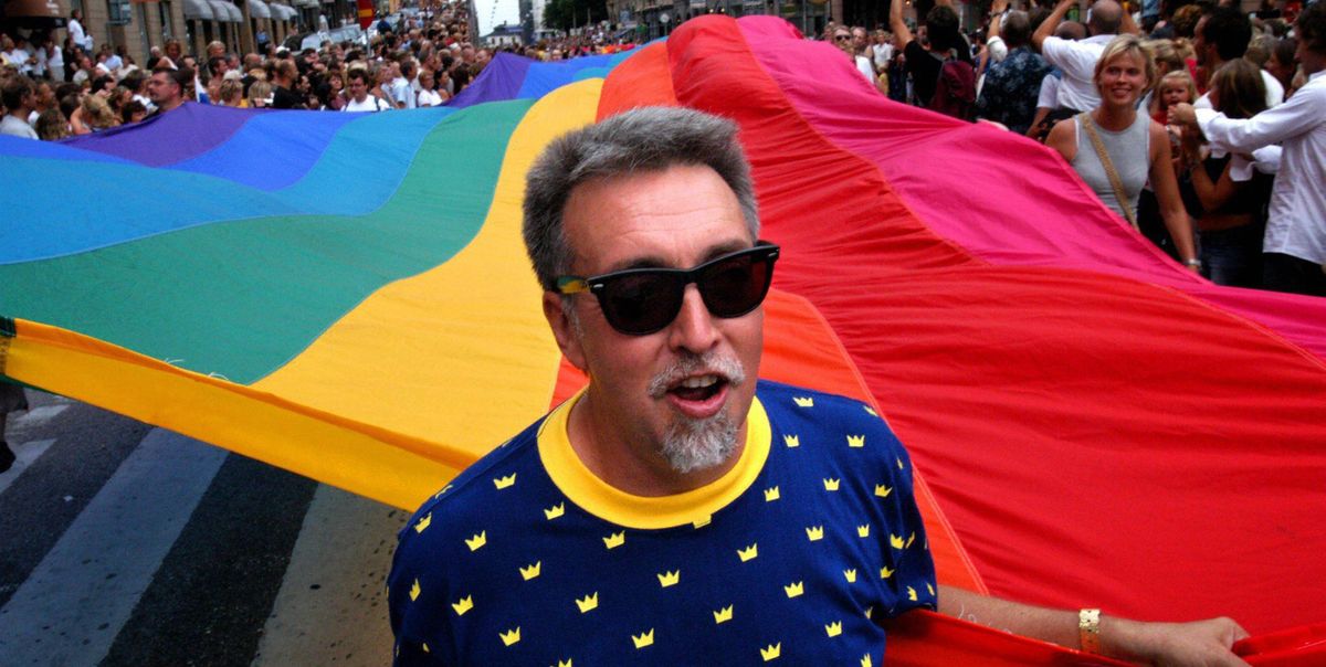 The original rainbow pride flag had 8 stripes. So why did two colors ...