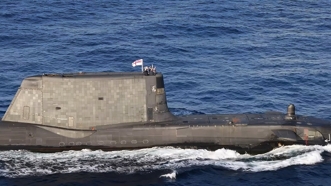 Astute-Class Submarine Spotted in the Mediterranean