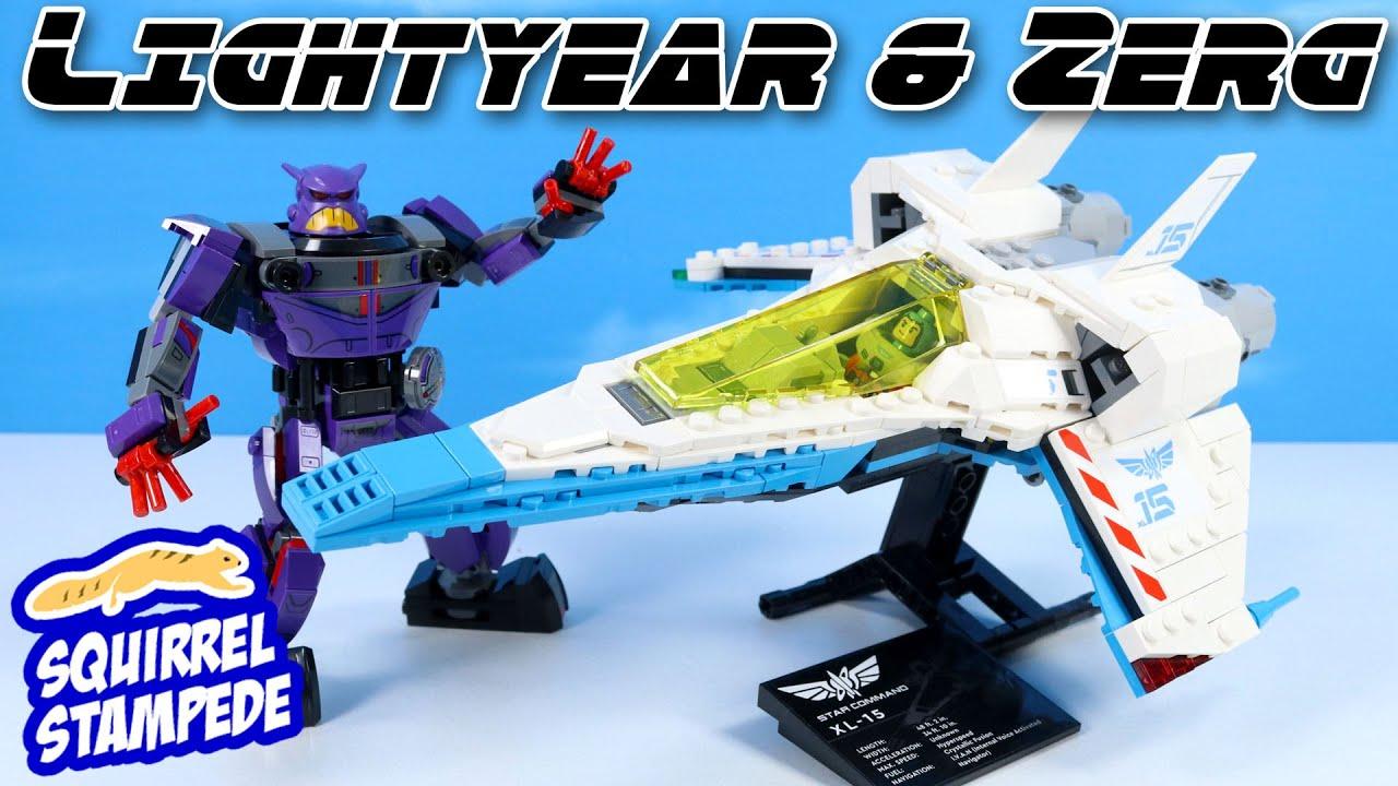 Lego Buzz Lightyear Xl-15 Spaceship And Zurg Battle Robot Speed Build ...