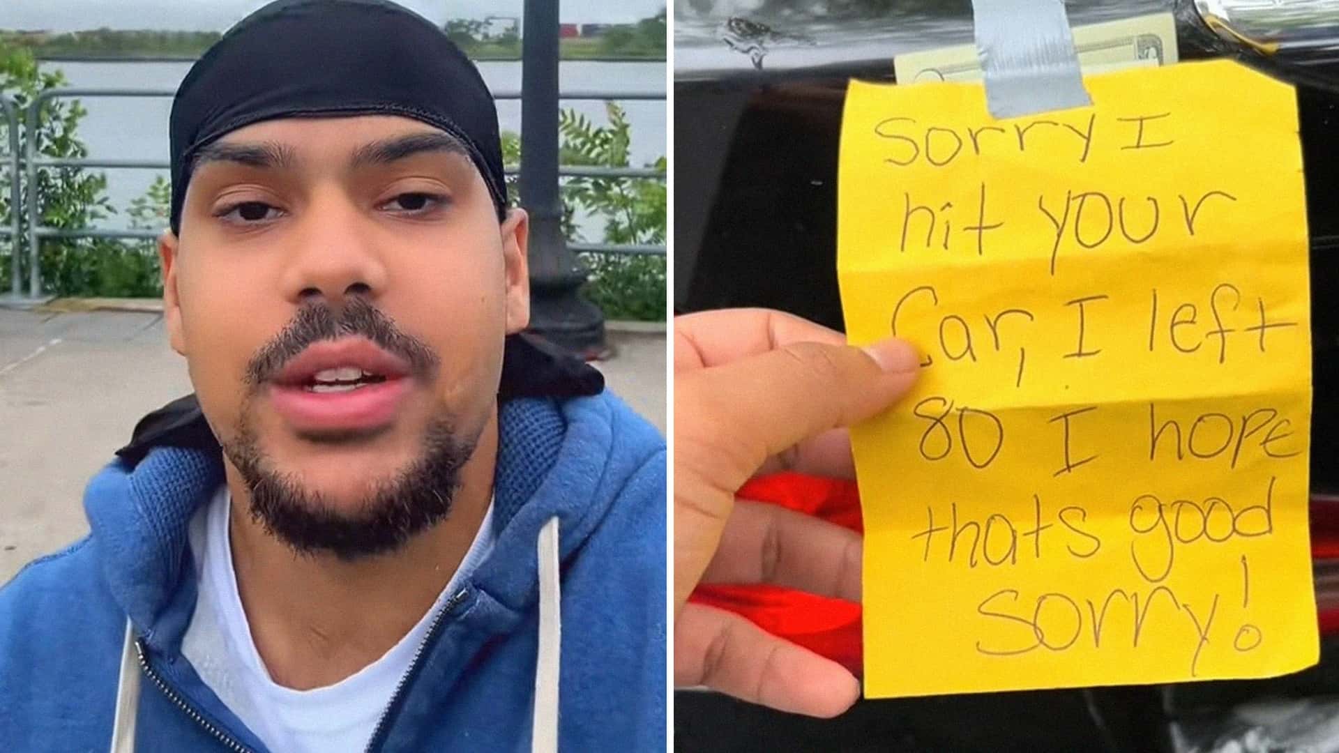 'I'm About to Crash Out:' NYC Driver Hits a Car, Leaves a Note and $80 ...