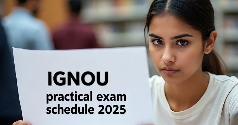IGNOU practical exam schedule 2025 out: Complete schedule & date sheet ...