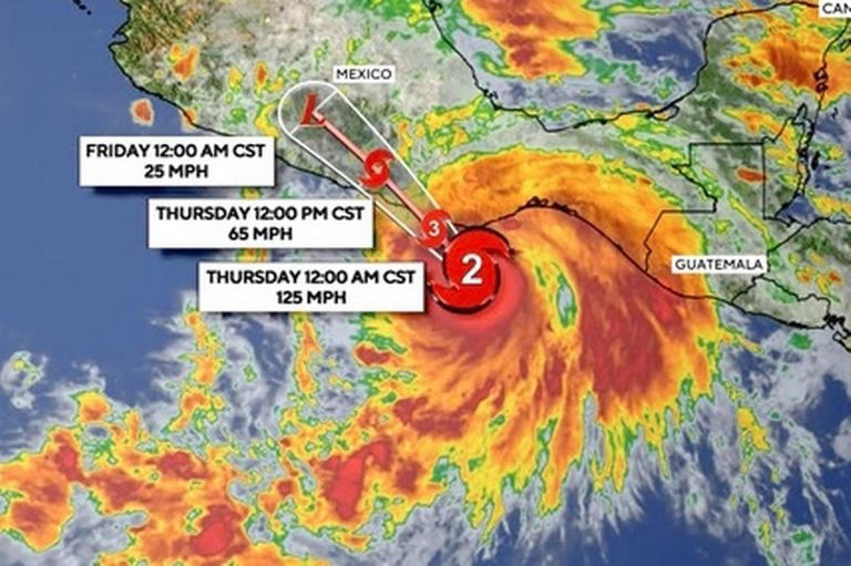 Storm Erick upgraded to 'extremely dangerous' Category 4 hurricane as ...