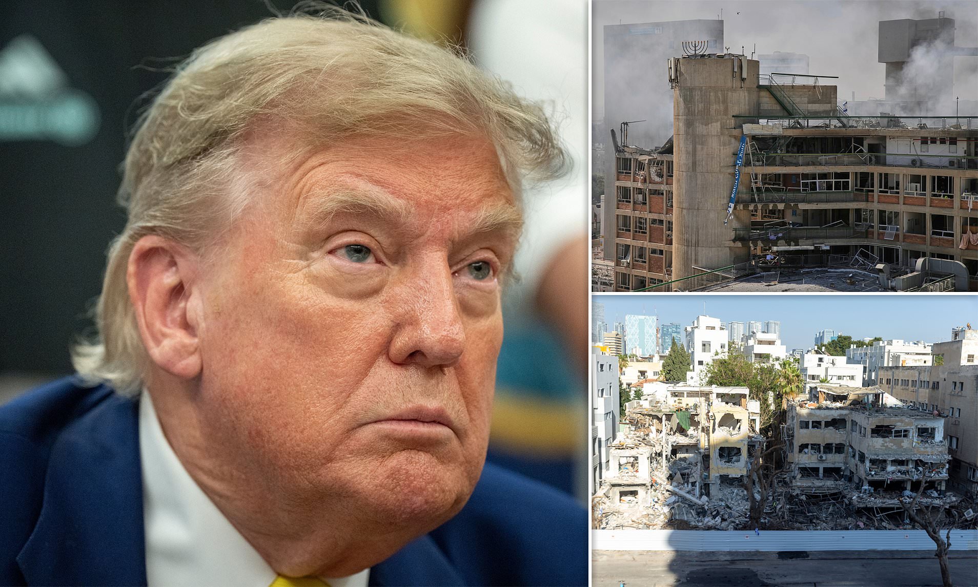 Trump 'approves plan for attack on Iran' - as Tehran missile blows up ...