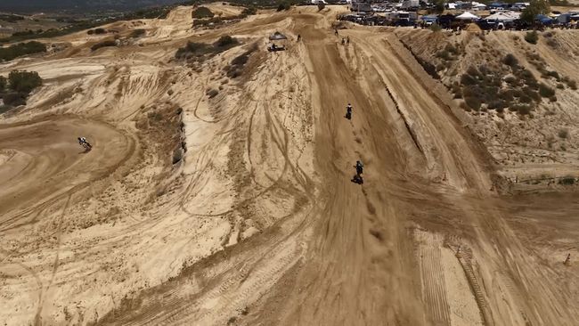 Thrilling Drone Footage Shows Motocross Bikers' Impressive Jumps