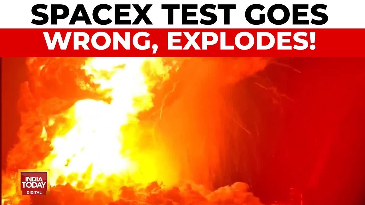 SpaceX rocket explodes during testing, no casualties reported