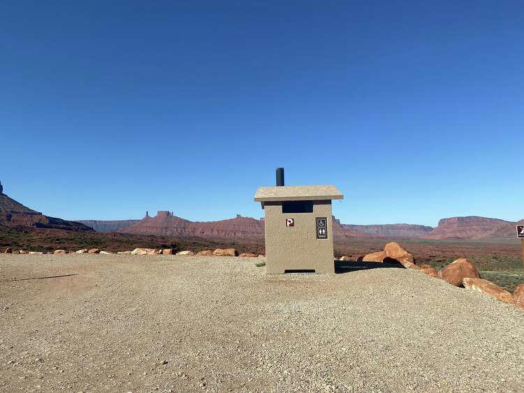 This may be the most scenic outhouse in America