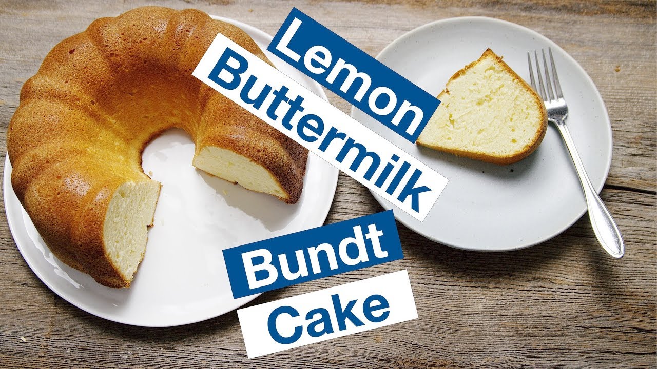 Lemon Buttermilk Bundt Cake Recipe