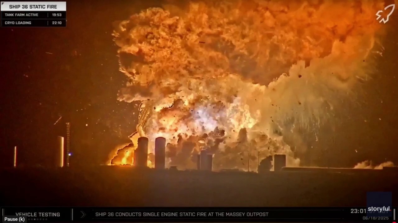 SpaceX starship explodes due to ‘major anomaly’ during fire test in Texas