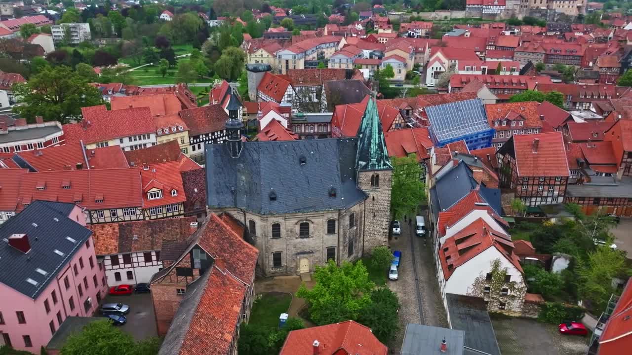 Soar Over Quedlinburg: A Drone's Magical Medieval Tour