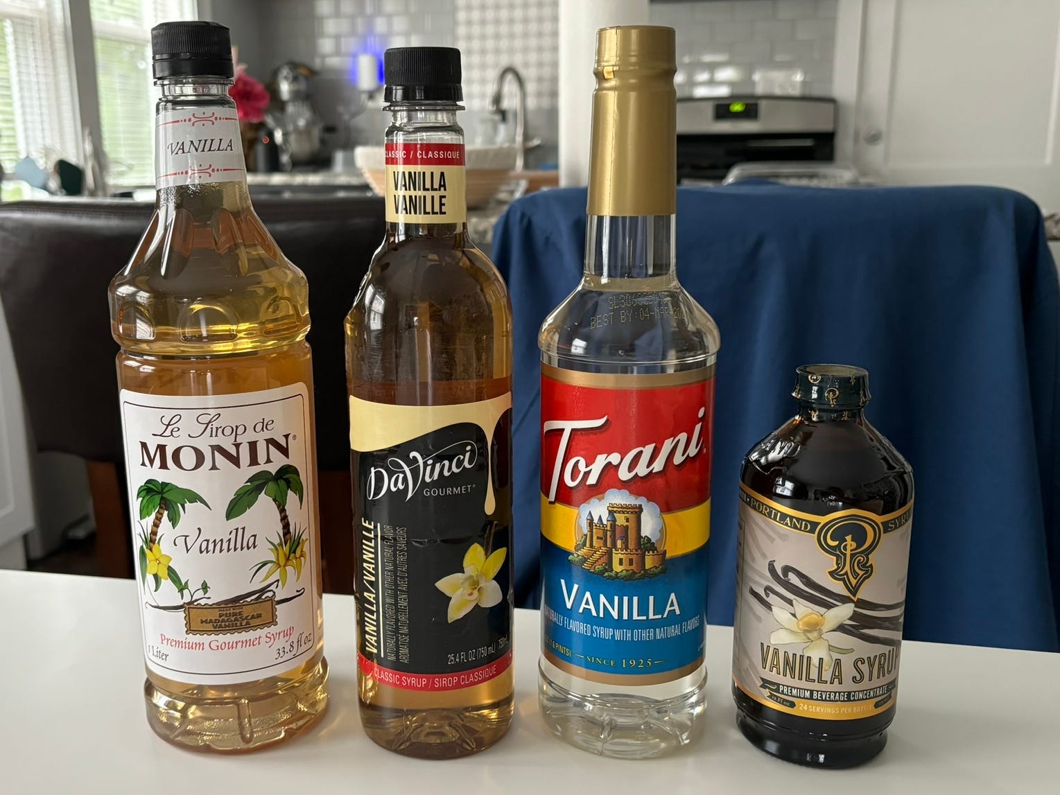 I tried 4 vanilla syrups in my coffee to find the best one, and there ...