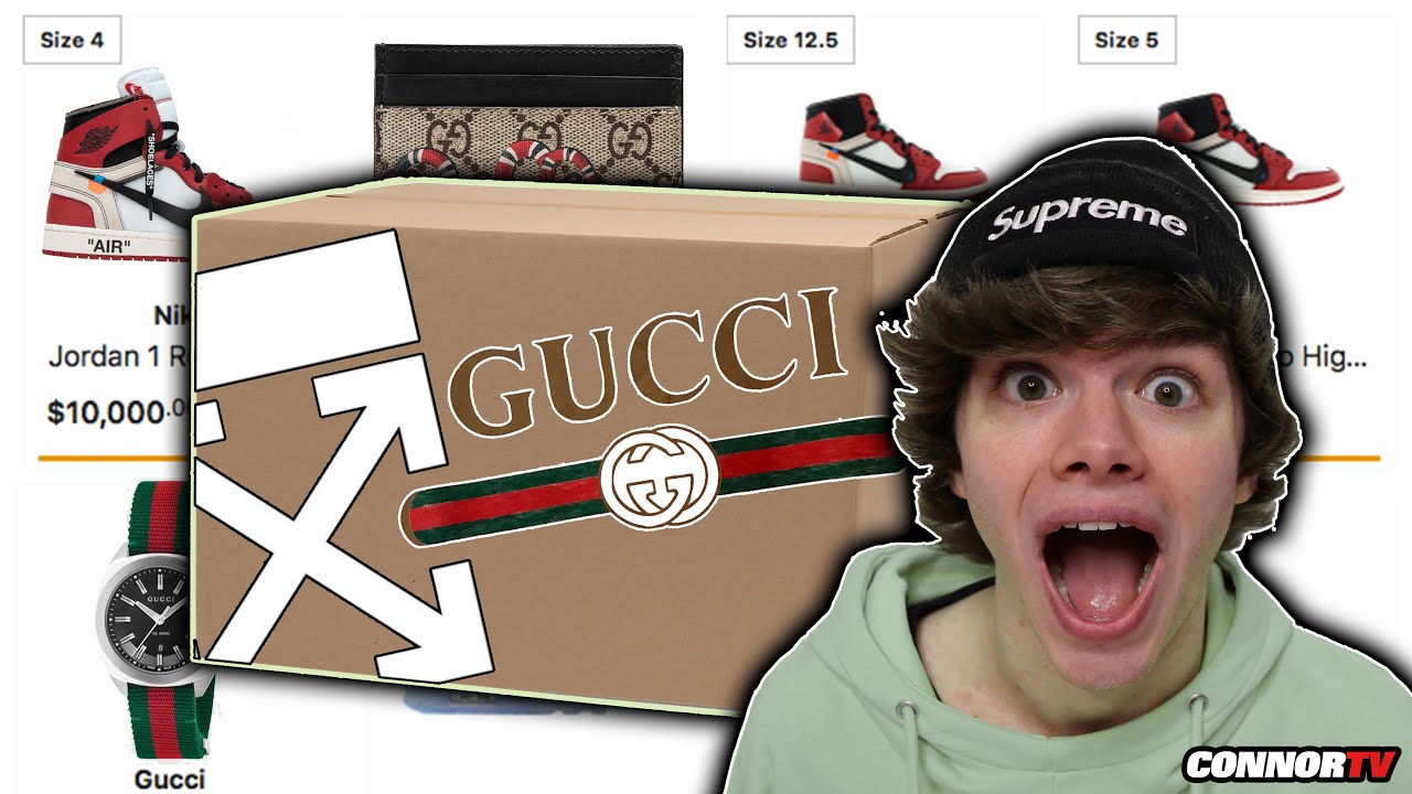 $500 Online Hypebeast Mystery Box! Supreme GUCCI Off White Hype Drop