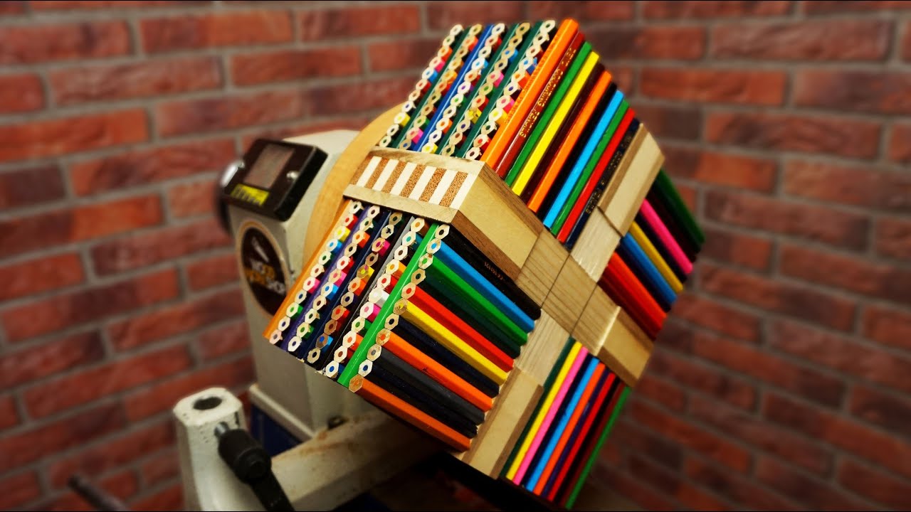 How to turn a stack of pencils into art