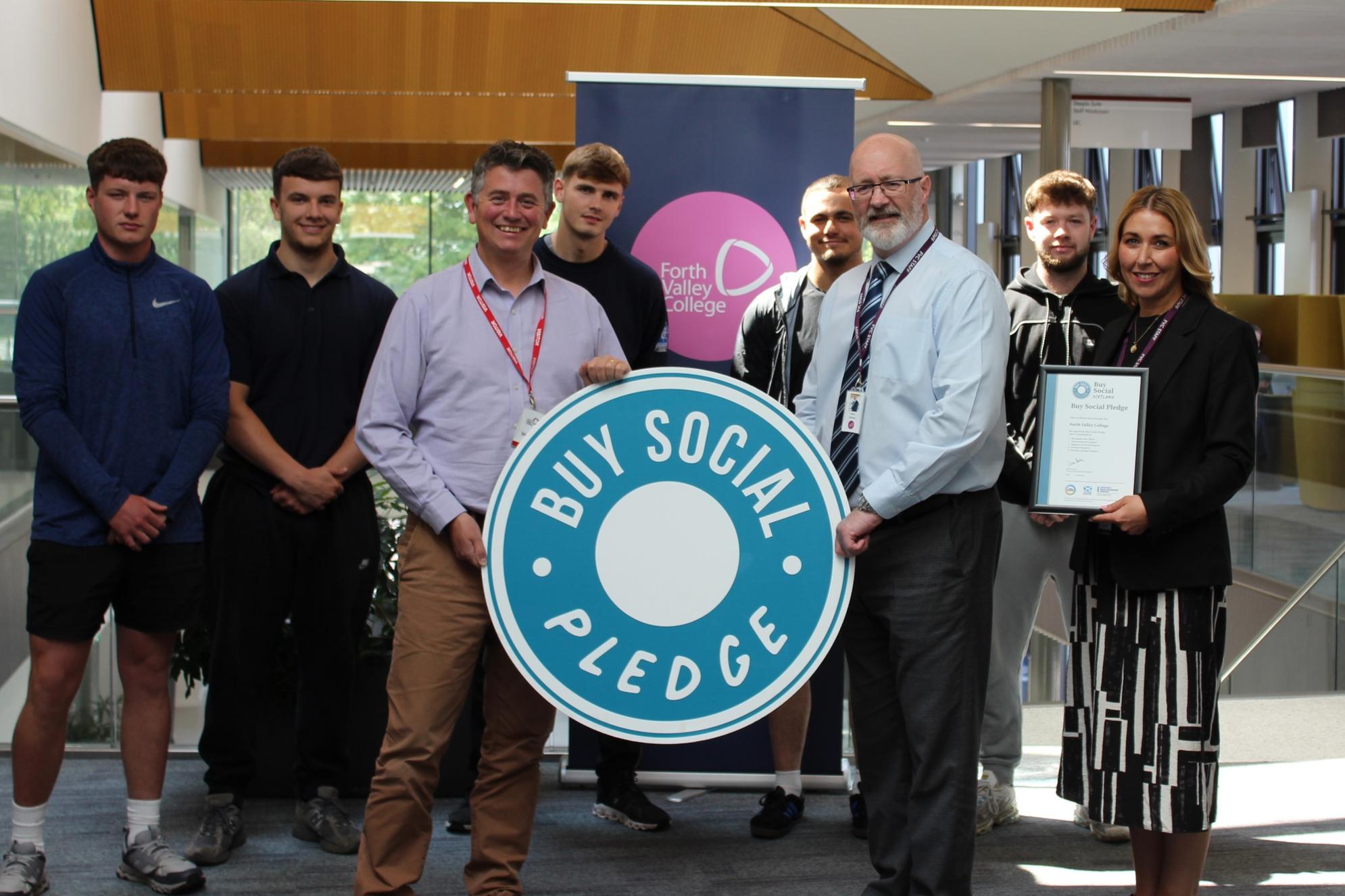 First in Scotland: Forth Valley College signs up to Buy Social Pledge