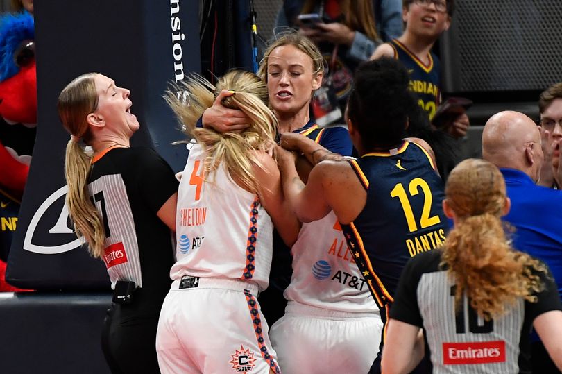 Sophie Cunningham's jersey sells out after defending Caitlin Clark in WNBA