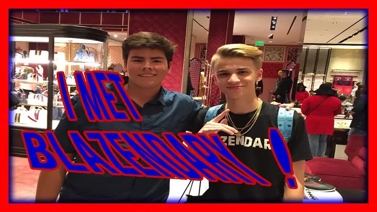 I MET BLAZENDARY A.K.A THE BIGGEST HYPEBEAST ON YOUTUBE AND I GOT ...