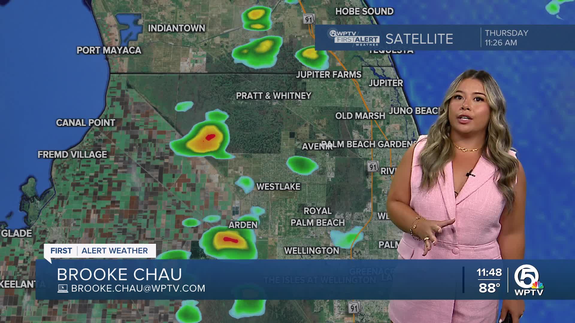 WPTV First Alert Weather Forecast for Afternoon of Thursday June 19, 2025