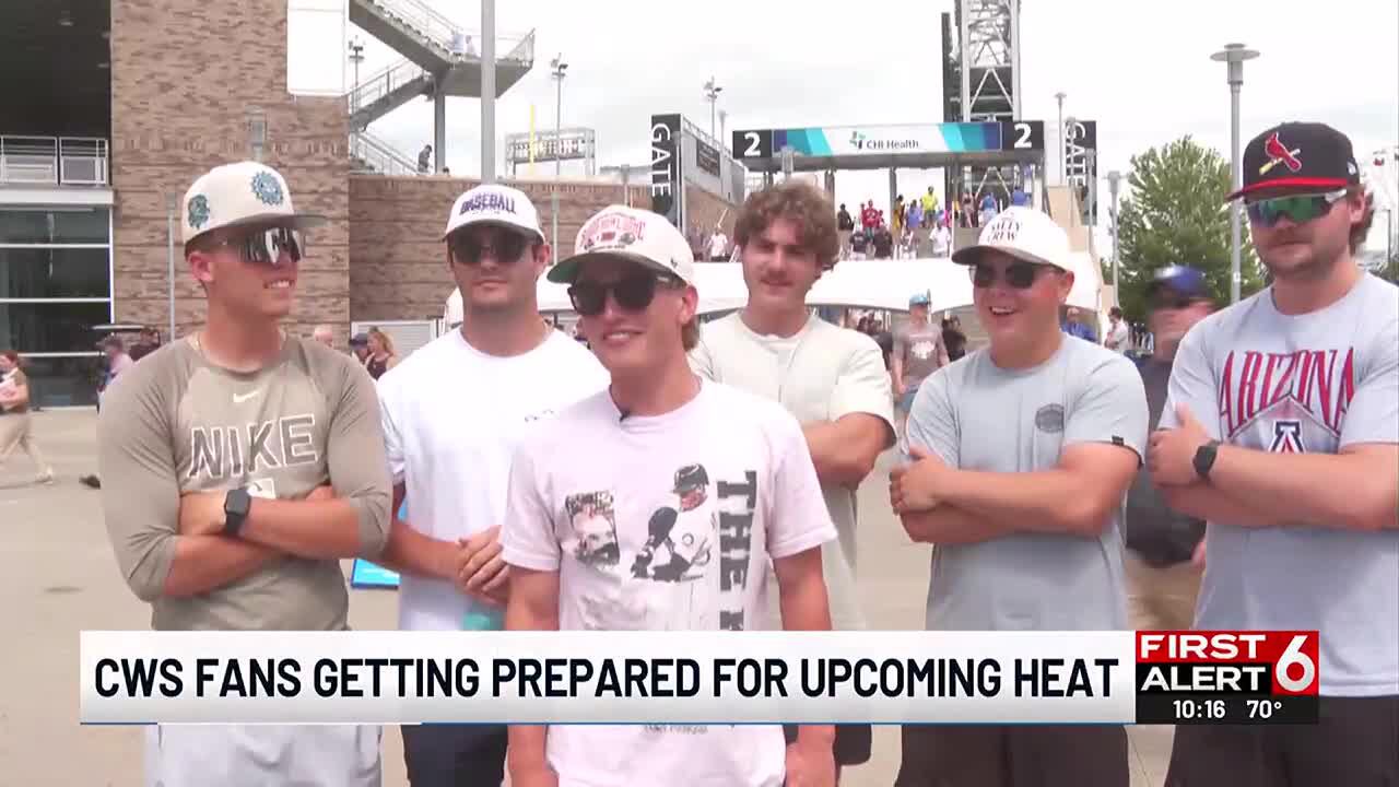 CWS 2025: College World Series fans prepare for upcoming scorching weather