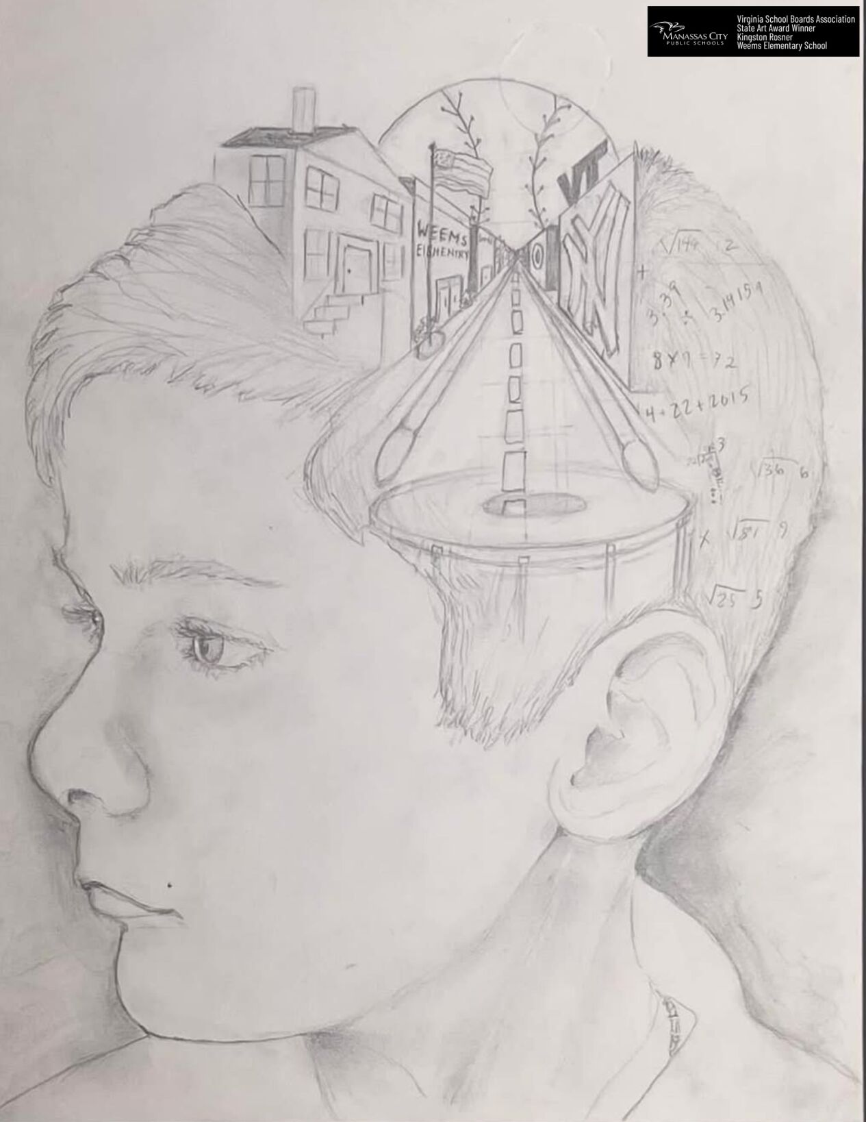 Weems Elementary fourth grader wins inaugural statewide art contest
