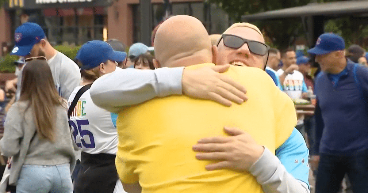 Chicago Cubs Pride Night gave LGBTQ fans a chance to Play Catch With a Dad