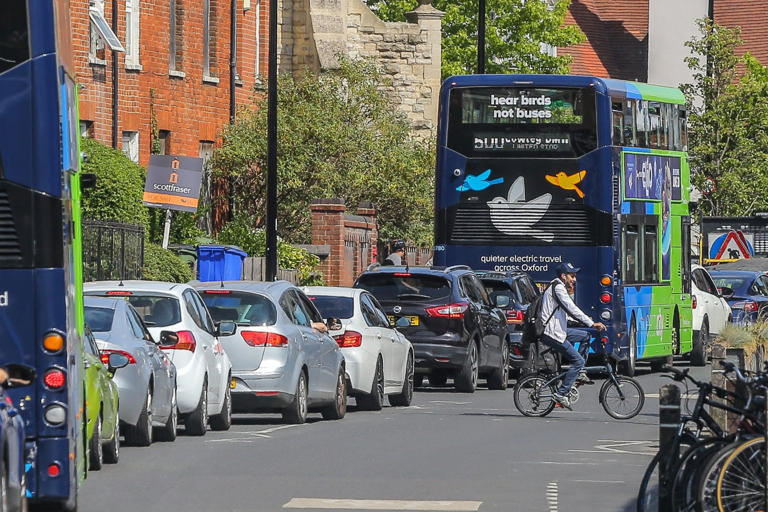 Map shows where Oxford's congestion charge is proposed
