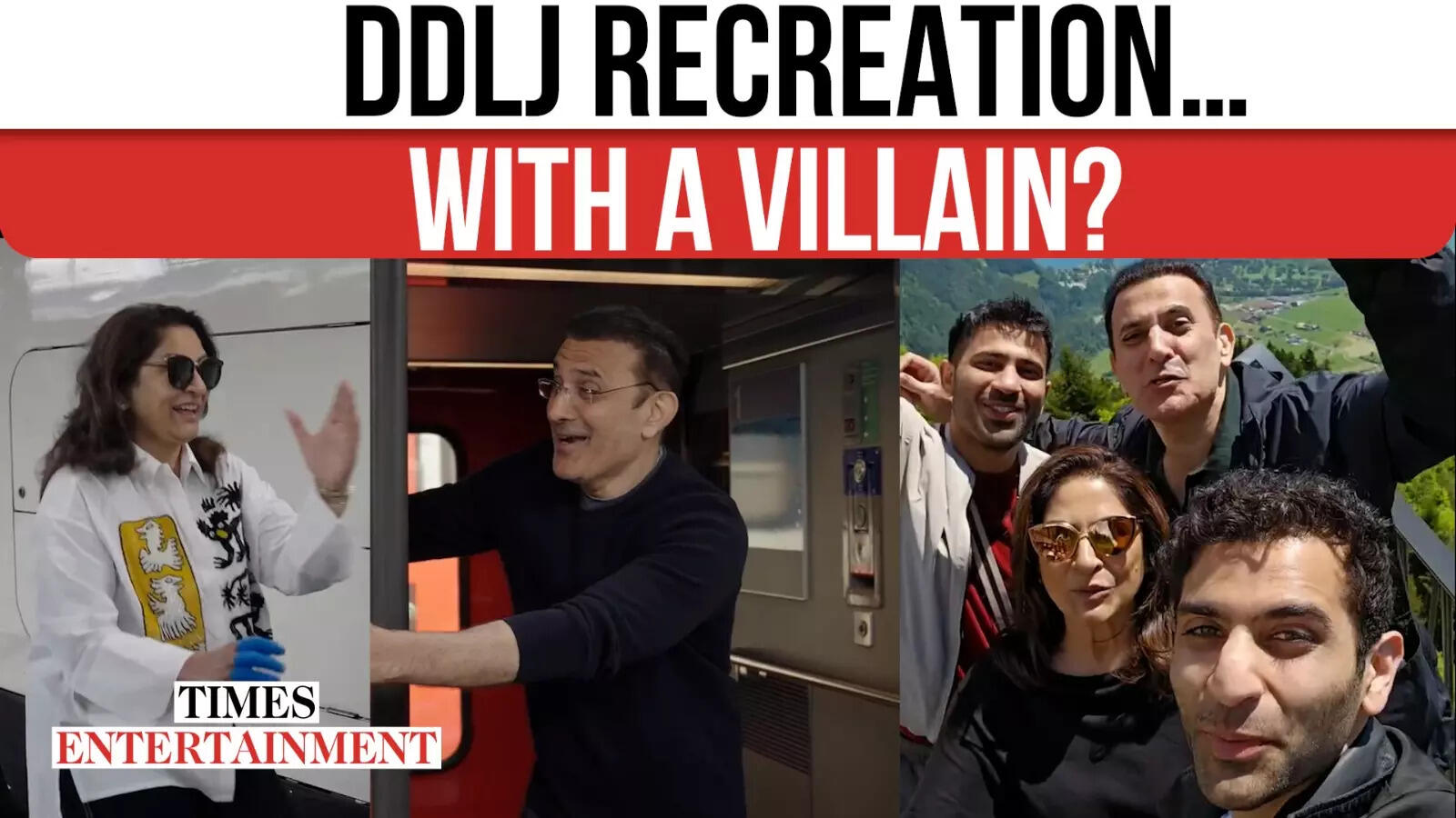 Archana & Parmeet’s DDLJ Train Moment in Switzerland Sparks Laugh Riot