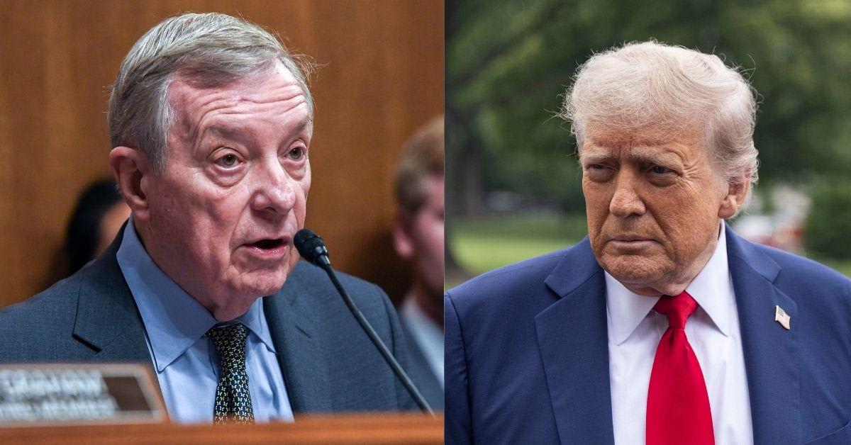 Senator Dick Durbin Exposes Donald Trump's 'Cognitive Decline' With Jaw-Dropping Supercut During ...